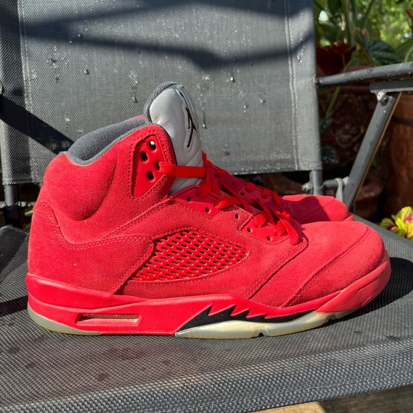 Jordan | Shoes | The Jordan 5s Red Suede | Poshmark